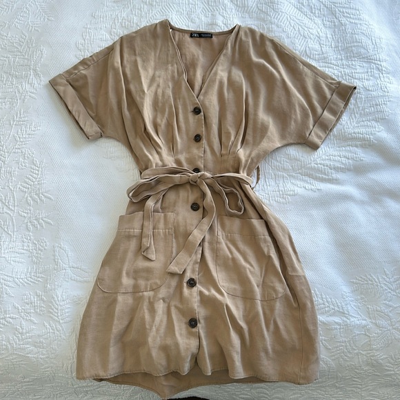 Zara | Dresses | Zara Safari Dress | Poshmark